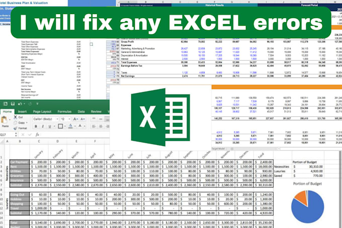 Fix Your Excel Formulas And Charts By Vsotirova Fiverr