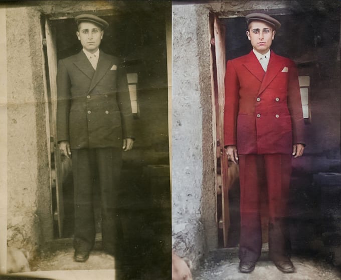 Old photo restoration and colorize old photos by Cagrikoksal08 | Fiverr