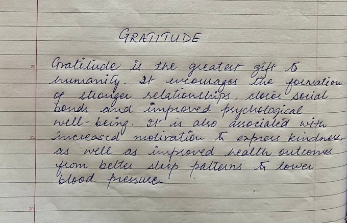 Write anything beautifully in neat cursive handwriting for you by ...