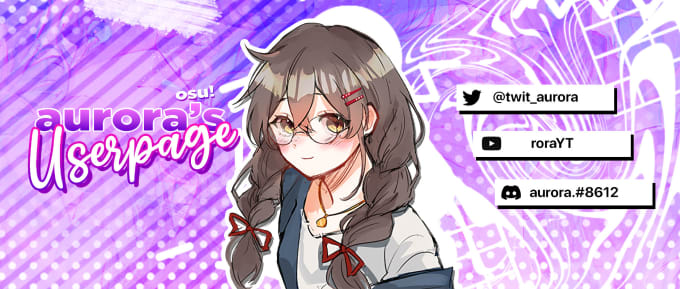 Make you either osu banners, a pfp, or both by Aurora431 | Fiverr