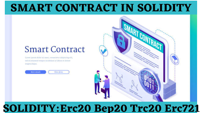 Develop solidity smart contract, smart contract developer by Yabalacdwell | Fiverr