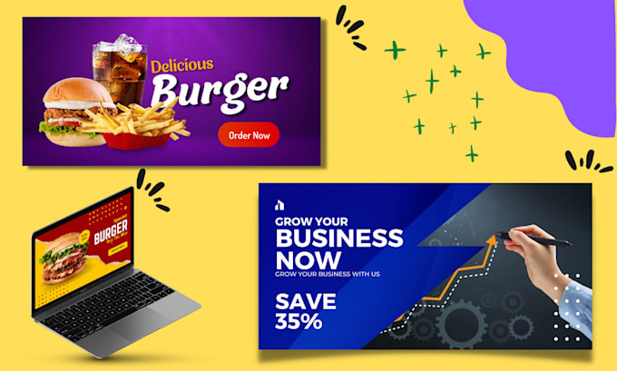 Design a professional website banner or header 24 hours by Fivezypro ...