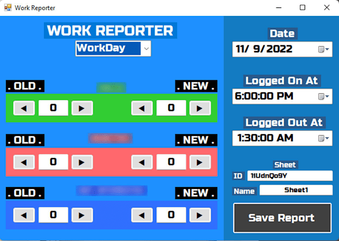 Create a windows program that is connected to google sheets by Abprice1 ...