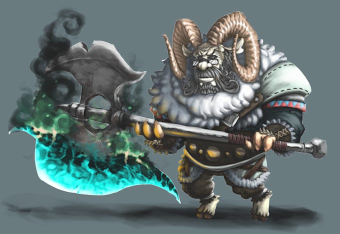 Design game characters concept art for you by Led20arte | Fiverr