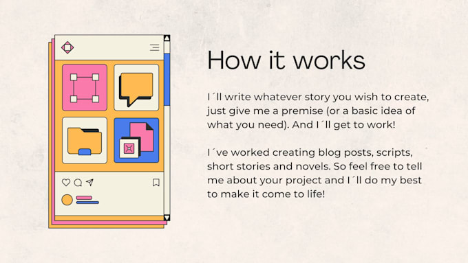 Write an original story for you by Phoebewilkes | Fiverr
