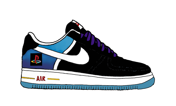 Create a digital art of unique sneaker design by Shyoun08 | Fiverr