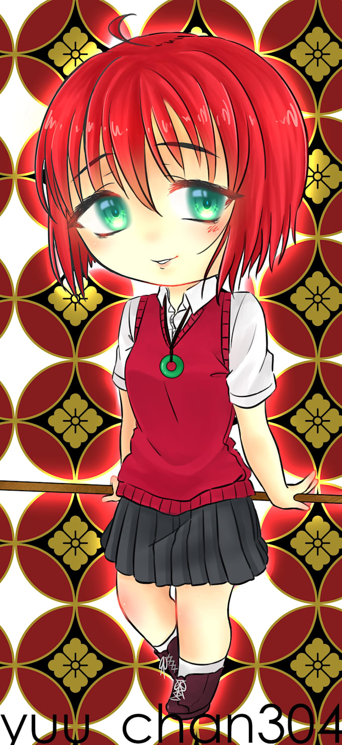 Do a fanart of your oc, avatar by Anisemochi3043 | Fiverr