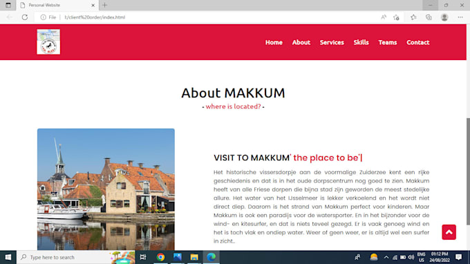 Build a responsive static website using html css and bootstrap by ... Build a responsive static website using html css and bootstrap by ...
