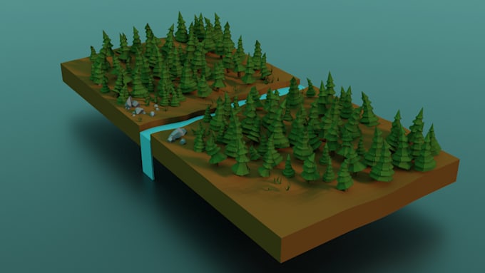 3d model low poly objects by Oleksii_lednik | Fiverr