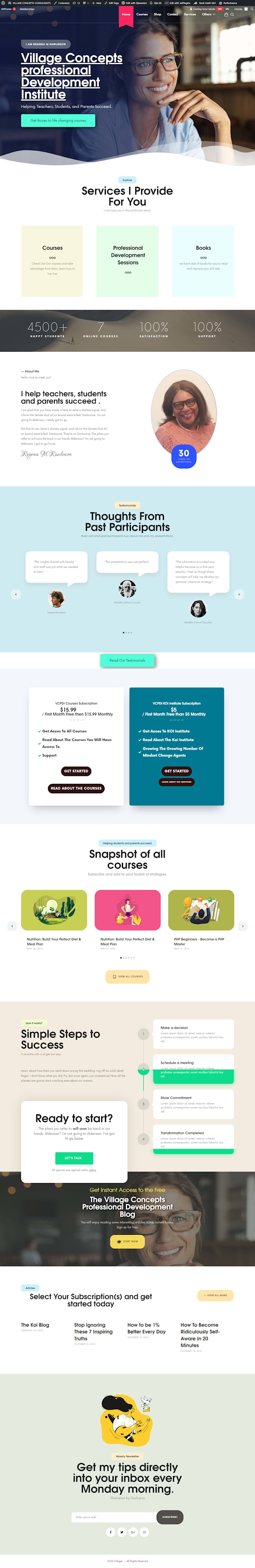 Design a creative and bespoke webpage by Wordpress_kingo | Fiverr