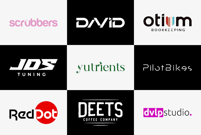 Design text based typography logo by Infinitydisg | Fiverr