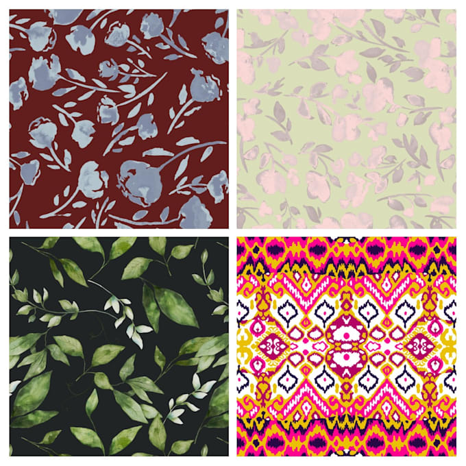 Create patterns design world class pattern design in 4k quality by ...