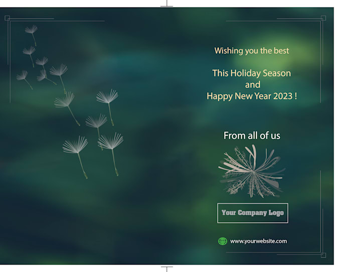 Design festive custom new year cards and holiday cards by Dolon26 | Fiverr