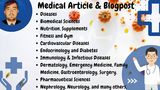 Write medical blogs, reports and articles by Hasnainalim11 | Fiverr
