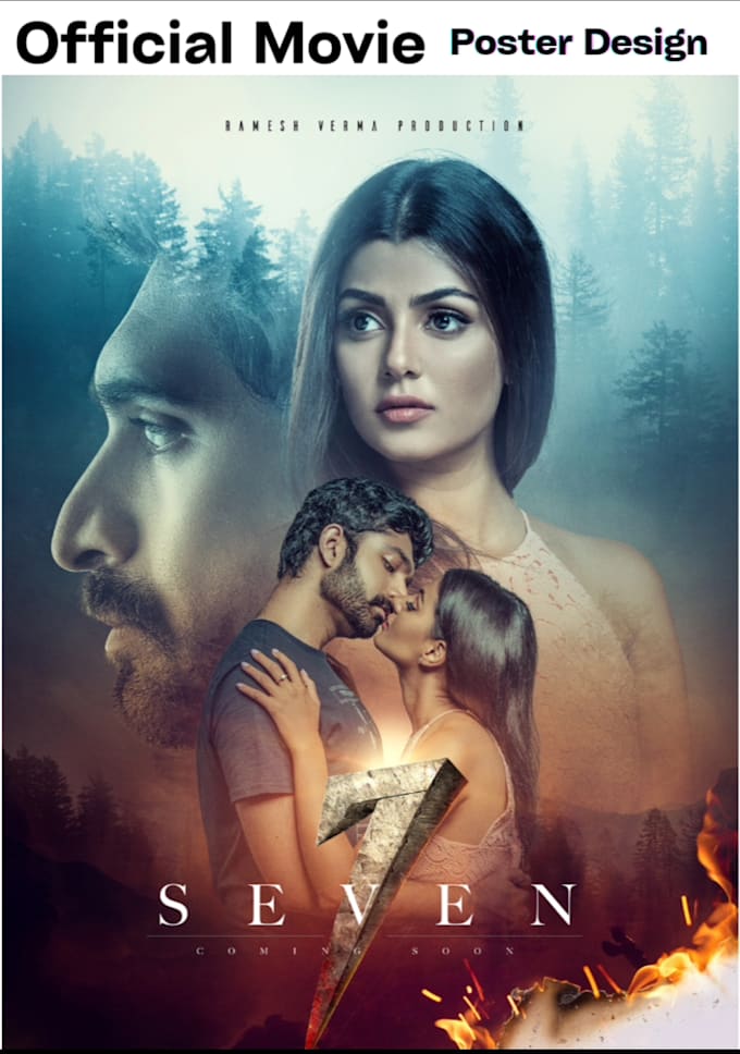 Professional movie poster design your choice by Irfanmuavia0 | Fiverr