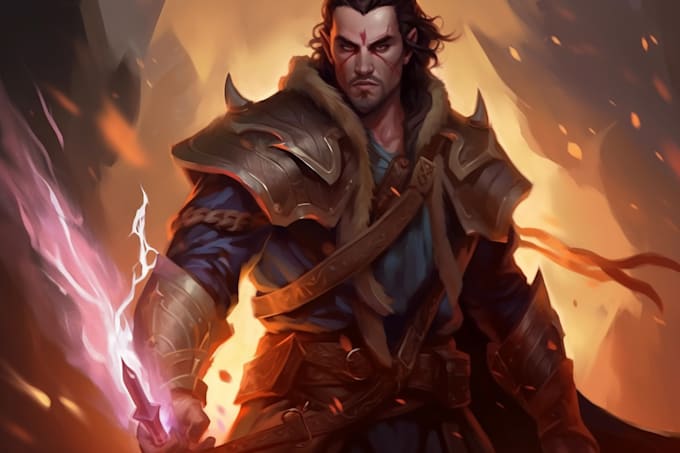 Draw dnd character illustration or concept art for you by Rookeoliv_88 ...
