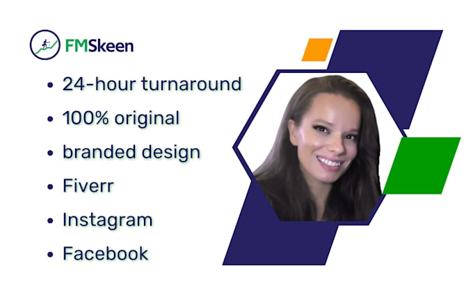 Design your fiverr gig images and social media graphics by Fmskeen | Fiverr