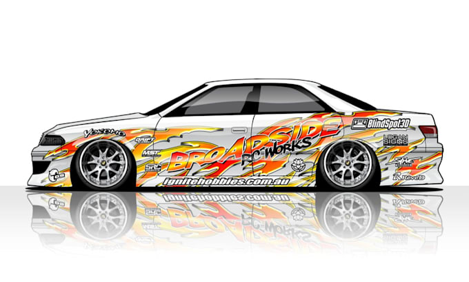 Create a rc drift livery by Satria420ivan | Fiverr