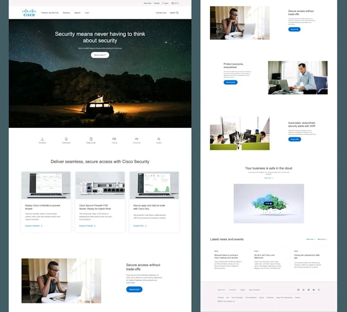 Design clean website uiux and landing page with figma by Janewest_ | Fiverr