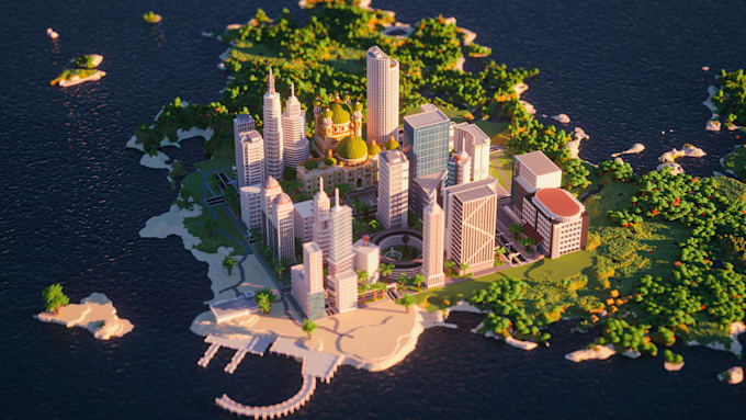 Build anything for you in minecraft by Highlens | Fiverr
