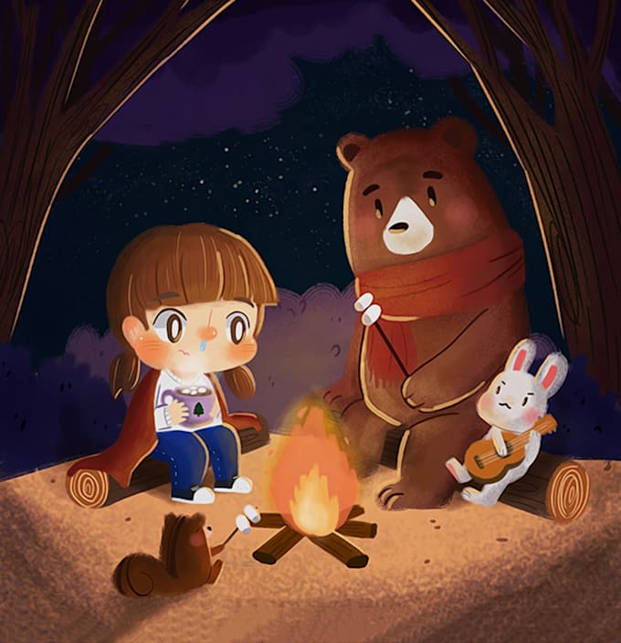 Illustrate children story book illustration by Rinisaoliva | Fiverr Illustrate children story book illustration by Rinisaoliva | Fiverr