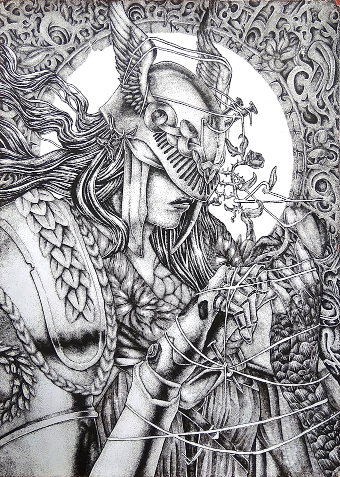 Make a amazing dark art by Ananghamdani | Fiverr