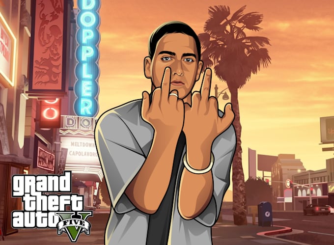 Draw amazing gta v style from your photo by Rullz_artwork | Fiverr