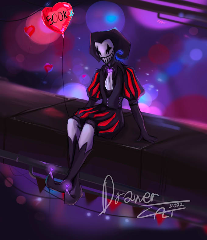 Do fan art, profile banners and backgrounds by Cat___ | Fiverr