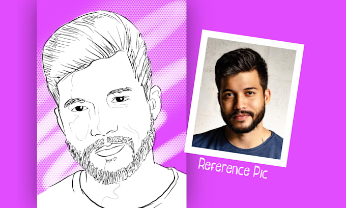 Create beautiful line art from your photo by Brianromeo | Fiverr