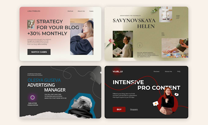 Create wow website design or ui ux mockup in figma by Chroma_ann | Fiverr