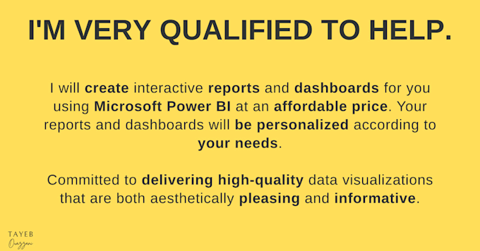 Visualize your data using power bi to create your custom reports by ... Visualize your data using power bi to create your custom reports by ...