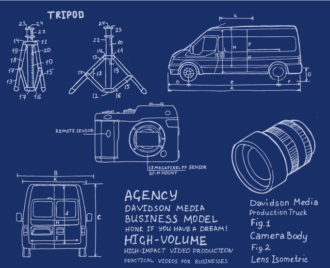 Technical hand drawning, manual instruction, vector lineart by Ipamia ...