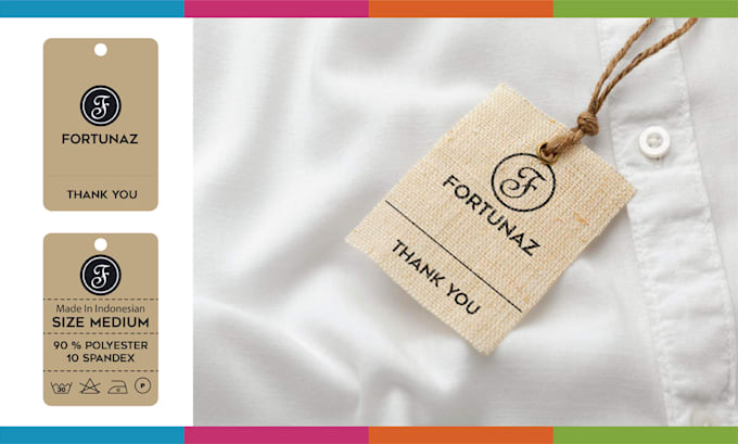 Design hang tags, clothing labels, and stamps within 5 hours by ...
