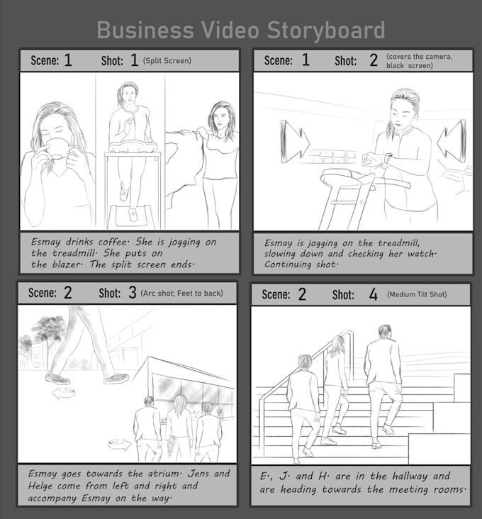 Sketch your storyboard 2 days by Nehaanartist | Fiverr