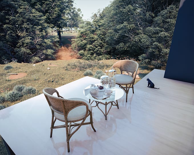 Create the visualize photos for your 3d modelling and architectural drawing by Ye_min_aung411 ...