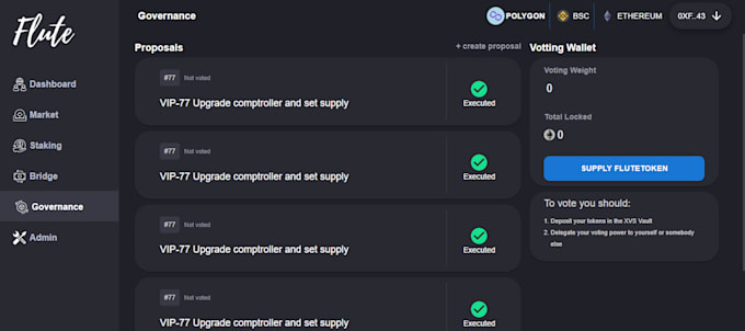 Create smart contracts, defi, borrow lend, staking web app by Amirhussain883 | Fiverr