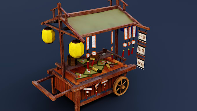 Create detailed low poly model by Ragunayak | Fiverr