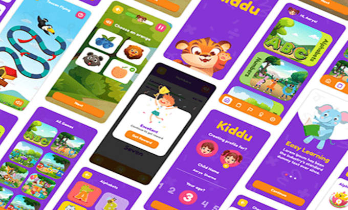 Design and develop you a suitable and effective kid learning app by ...