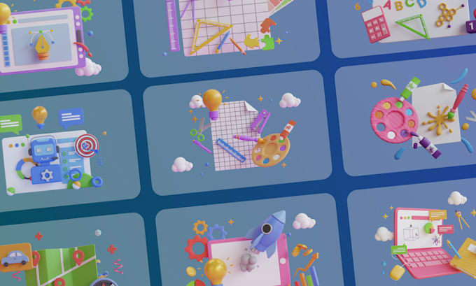 Design stunning 3d illustration for ui, apps, web or print by Unericstd ...