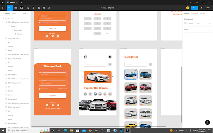 Design beautiful user interface for clients by Princeboakye621 | Fiverr