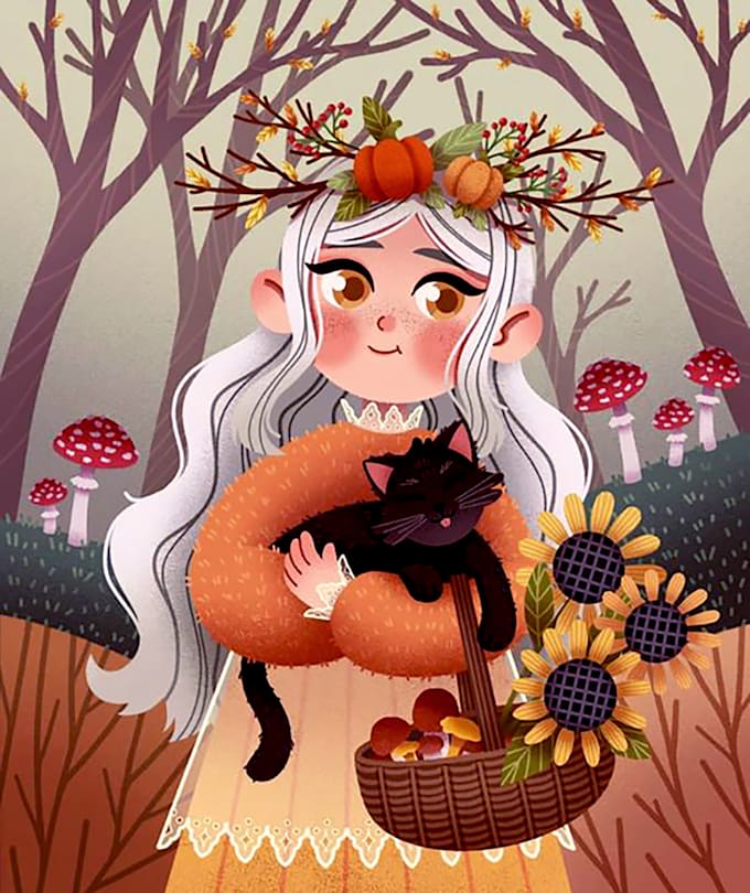 Illustrate children story book illustration all style by Peytontilda ...