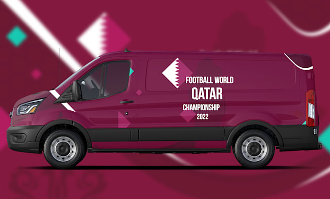 Professional vinyl van wrap for fifa world cup in 24 hours by ...