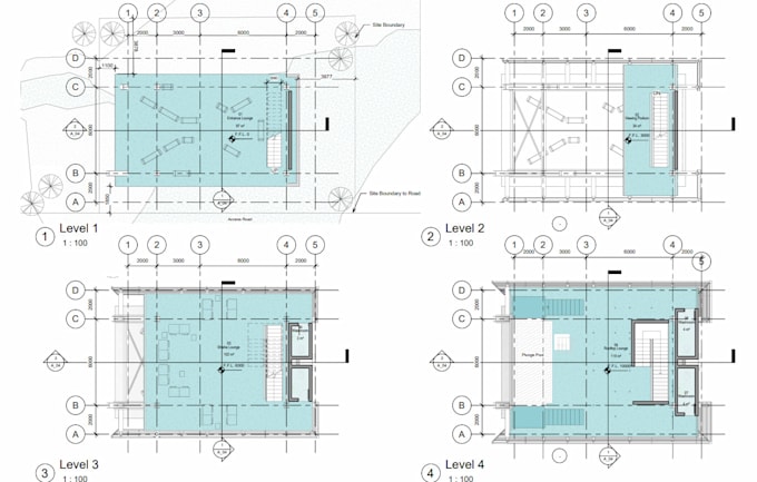 Design architectural floor plans and layout designs by Chamindu_p | Fiverr
