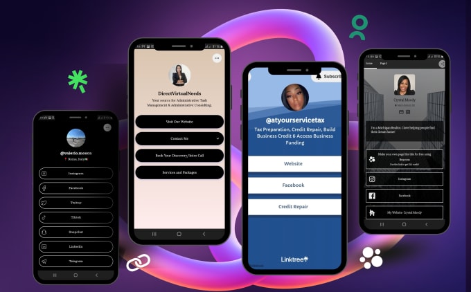 Setup and customize beacons, linktree, and landing page by Marketer ...