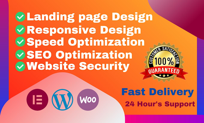 Build responsive wordpress landing page design with elementor pro by Sr_shariful_100 | Fiverr
