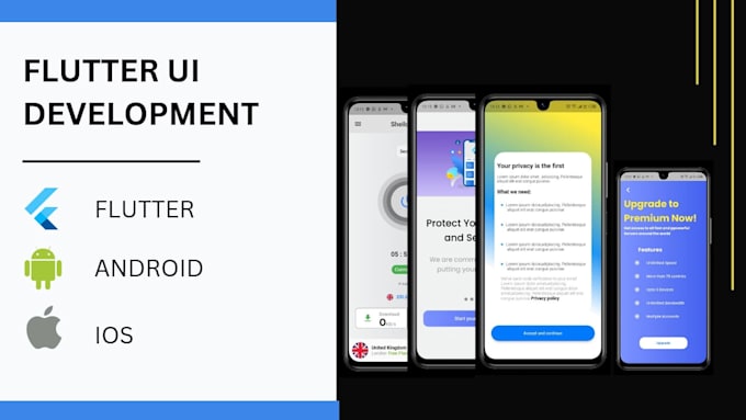Design Android And Ios Mobile Apps Ui Using Flutter By Sahdevelopers