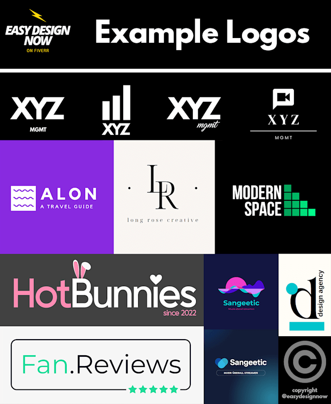 Create a high quality logo for your brand by Easydesignnow | Fiverr