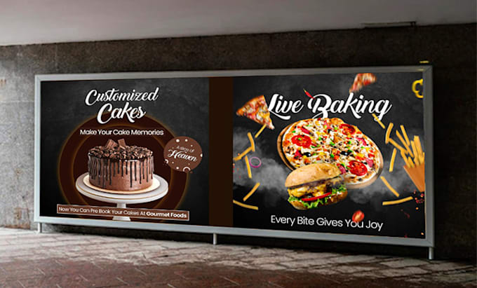Design signage, standee, banner and bill board etc for you by Azaz271 ...