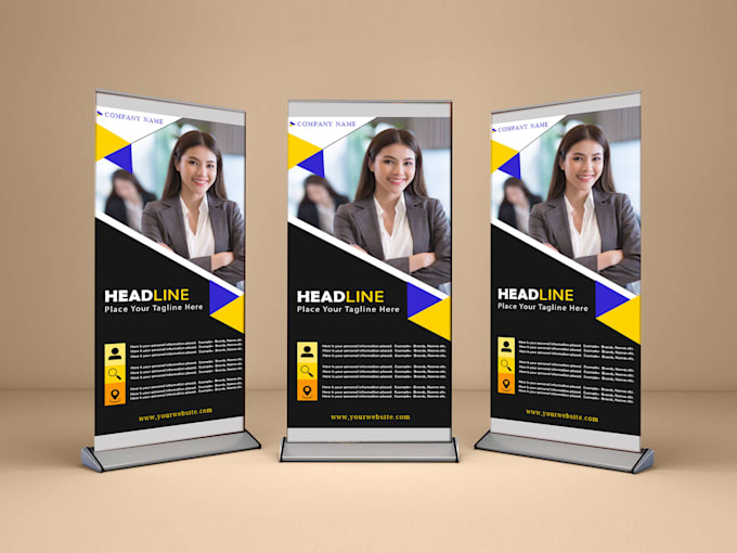 Do professional pop up, pull up, x banner, and x stand by Artbyshumaila ...