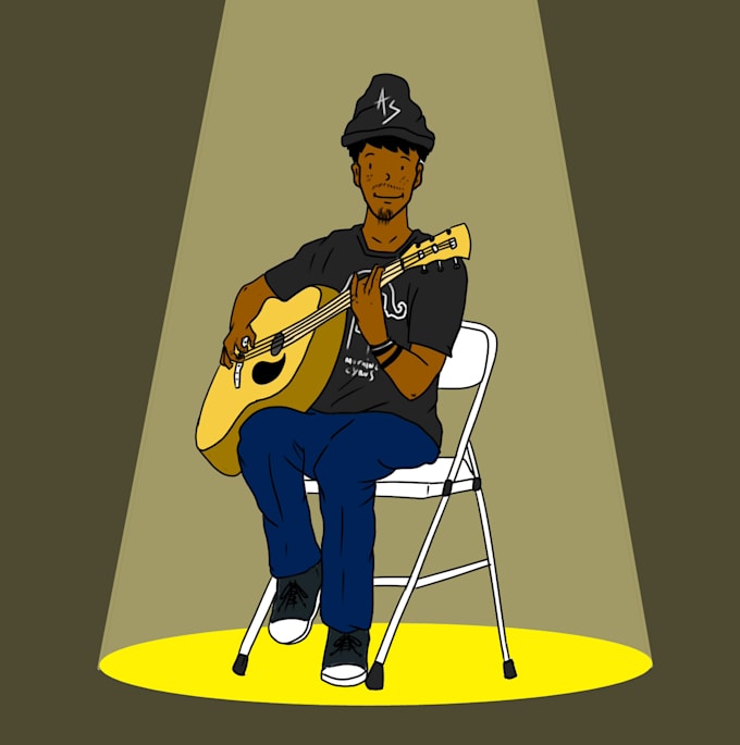 Draw you like tintin comic style by Mufidislam | Fiverr